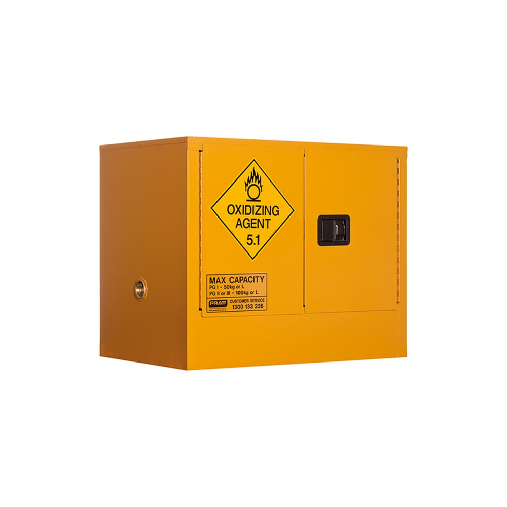 Oxidizing Agent Storage Cabinet 100L –2 Doors | QLD Safety